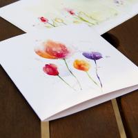 China Surprise Your Teacher with a 3D Tulip Greeting Card Silk Screen Printing Techniques for sale