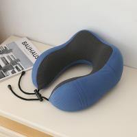 China Slow Rebound Memory Cotton U Pillow for Neck Support Silk Screen Printing Techniques for sale