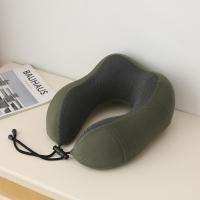 China Slow Rebound Memory Cotton U Pillow for Neck Support Silk Screen Printing Techniques for sale