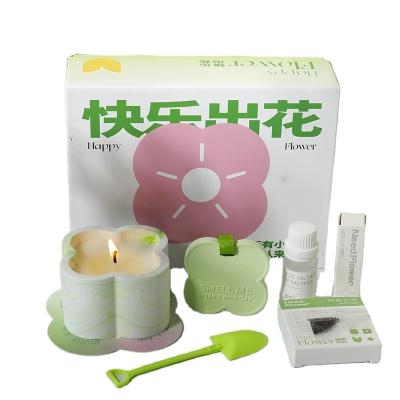 China Happy Flower Art Aromatherapy Gift Box with Silk Screen Printing Teacher's Day Gift for sale