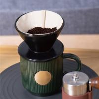 China Business Gift Handheld Box with Bean Grinder Ceramic Filter Cup and Ceramic Coffee Cup for sale