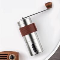 China Business Gift Handheld Box with Bean Grinder Ceramic Filter Cup and Ceramic Coffee Cup for sale