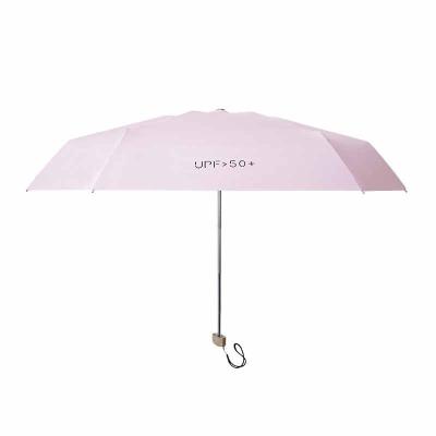 China Employee Activity Gift Small and Portable Pocket Umbrella with 50% Sun Protection for sale