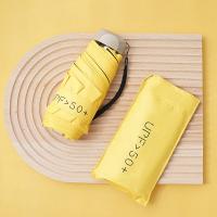 China Employee Activity Gift Small and Portable Pocket Umbrella with 50% Sun Protection for sale