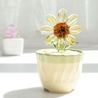 China Promotion Decorate Gifts Glass Ornaments for Succulent Cacti and Potted Plants for sale