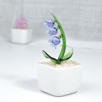 China Promotion Decorate Gifts Glass Ornaments for Succulent Cacti and Potted Plants for sale