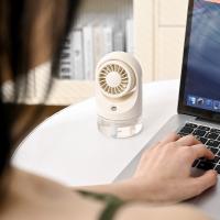 China Desktop Water-Cooled USB Mini Fan Turbine Foldable Cold Air Humidification with Spray for sale