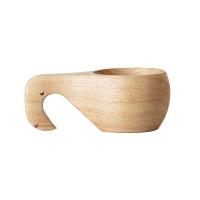 China Upgrade Your Travel Gear with Retro Finnish Whole Wood Integrated Creative Coffee Cup for sale
