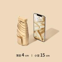 China Portable and Colorful Silk Screen Printed 60% Folded Pocket Mini Folding Sun Umbrella for sale