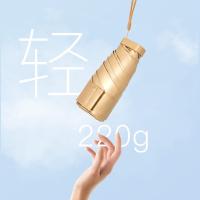 China Portable and Colorful Silk Screen Printed 60% Folded Pocket Mini Folding Sun Umbrella for sale
