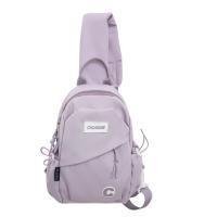 China 2 Color Printing Fashion Chest Bag Lightweight Sports Shoulder Bag for Employee Gift for sale