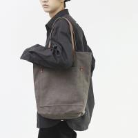 China Customer's Logo Retro Art Canvas Shoulder Bag Minimalist Design for Company Event Gift for sale