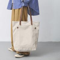 China Customer's Logo Retro Art Canvas Shoulder Bag Minimalist Design for Company Event Gift for sale