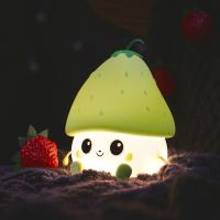 China Logo Customer's Logo Berry Worry Fun Light Intelligent Voice Night Up Silicone Light for sale