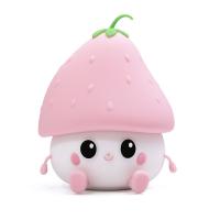 China Logo Customer's Logo Berry Worry Fun Light Intelligent Voice Night Up Silicone Light for sale