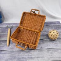 China Six-Piece Exquisite Wicker Woven Basket Wedding Birthday Gift Set for Guests Opening for sale