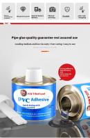 China H&Y HongYe PVC Pipe Adhesive 500ml Medium Bodied for Hydroponic Systems and Industrial Pipe Connections for sale