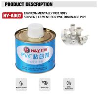 China H&Y HongYe PVC Pipe Adhesive 500ml Medium Bodied for Hydroponic Systems and Industrial Pipe Connections for sale