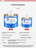 China PVC Pipe Adhesive 500ml Medium Bodied Clear Solvent Cement for PVC Drainage Pipe Connection for sale