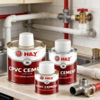 China Professional PVC Pipe Cement CPVC Glue High Strength Bonding Adhesive for Pipeline Connection Quick Drying Leak Proof 473ml for sale