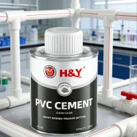 China PVC Cement Adhesive Heavy Bodied Fast Setting Low VOC Clear Color 473ml for Plumbing Pipe Fitting for sale