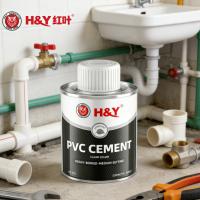 China PVC Cement Adhesive Heavy Bodied Fast Setting Low VOC Clear Color 473ml for Plumbing Pipe Fitting for sale