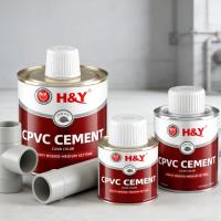 China Premium CPVC Solvent Cement Chloroprene Rubber Adhesive Low VOC Fast Setting Clear for Plumbing Pipe Fitting for sale