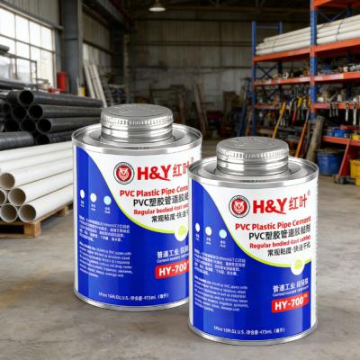 China High Transparency PVC Pipe Solvent Cement 8 Inch Bonding Low VOC Adhesive for sale