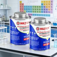 China H&Y HY-700 Conventional Viscosity PVC Solvent Cement Adhesive for 8 Inch Industrial Pipeline for sale