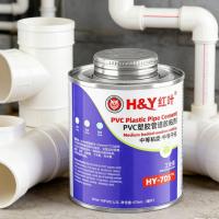 China Medium Bodied Transparent PVC Solvent Cement for Water Pipe Engineering 500ml for sale