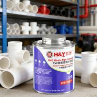 China Medium Bodied Transparent PVC Solvent Cement for Water Pipe Engineering 500ml for sale