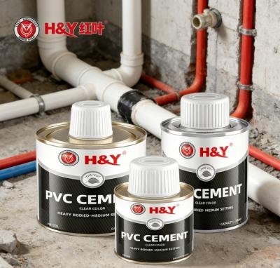 China Industrial Chemical Pipeline Gray Heavy Bodied PVC Cement High Viscosity 12 inch Bonding for sale