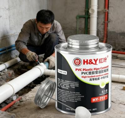 China High Viscosity PVC Solvent Cement Clear Color 500ml for Plastic Waterpipe Strong Adhesive for sale