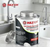 China High Viscosity PVC Solvent Cement for Pipe Bonding 12 Inch Max Grey HY-711 for sale