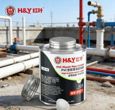 China High Performance PVC Adhesive Solvent Cement Grey 12 Inch Bonding for Industrial Pipes for sale