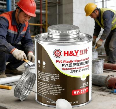 China Industrial PVC Solvent Cement Glue for Plastic Pipe Adhesive High Viscosity Clear Gray 2 Year Shelf Life for sale