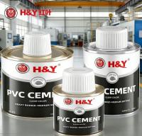 China Industrial PVC Solvent Cement Glue for Plastic Pipe Adhesive High Viscosity Clear Gray 2 Year Shelf Life for sale
