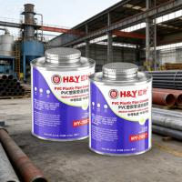 China High Transparent PVC CPVC Pipe Solvent Glue 118ml with Cotton Brush Applicator for sale
