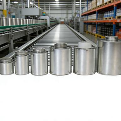 China Multifunctional Empty Cans for PVC Adhesive Glue Contact Adhesive 1L 5L Industrial Packaging for sale