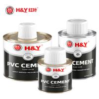 China H&Y Hongye PVC Cement Pipe Adhesive 500ml Clear Grey Solvent Cement for Pipe Connection for sale