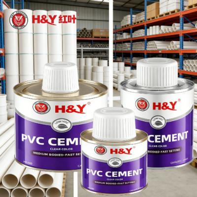 China PVC Solvent Cement for Water Supply Pressure Pipe Adhesive 500ml Leak-Proof Bond for sale