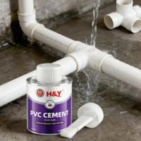 China Hard PVC Solvent Cement for Pipes and Fittings Medium Bodied Low VOC 500ml for sale