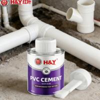 China PVC Solvent Cement for Pipe Fittings Connections Medium Bodied Low VOC 100ml 500ml for sale