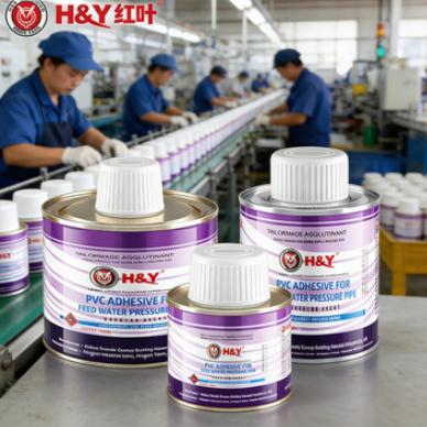 China H&Y 500ml PVC Cement Rubber Mastic Adhesive for Pipe Connections and Fittings for sale