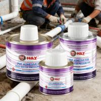 China H&Y 500ml PVC Cement Rubber Mastic Adhesive for Pipe Connections and Fittings for sale