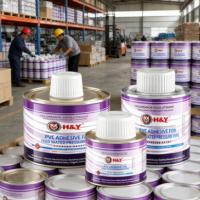China Clear PVC Cement for Hot and Rain Water Pipe 100g 500g ISO9001 Low VOC for sale