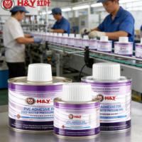 China Clear PVC Cement for Hot and Rain Water Pipe 100g 500g ISO9001 Low VOC for sale
