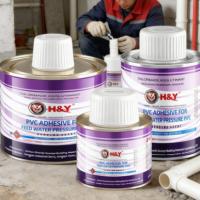 China H&Y Hongye PVC Cement Pipe Connection Hot Melt Neoprene Adhesive 500ml Heat Resistant Low VOC for sale