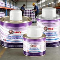 China H&Y Hongye PVC Cement Pipe Connection Hot Melt Neoprene Adhesive 500ml Heat Resistant Low VOC for sale
