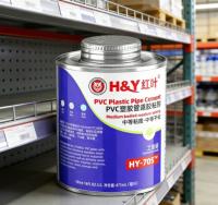 China PVC Cement Can 250ml with Cotton Brush Solvent Glue Can for Pipe Bonding for sale
